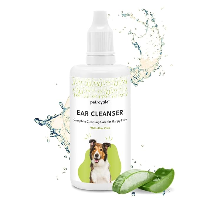 Petroyale Ear Cleanser for Dogs | Effective & Gentle Formula | Remove ...